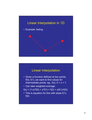 Interpolation | PDF