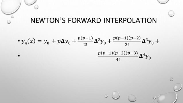INTERPOLATION | PPTX | Physics | Science