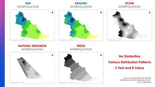 Interpolation techniques in ArcGIS | PDF