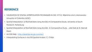 Interpolation techniques in ArcGIS | PDF
