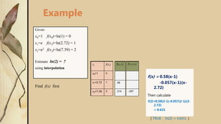 Interpolation | PPTX