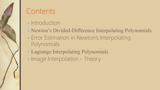 Interpolation | PPTX