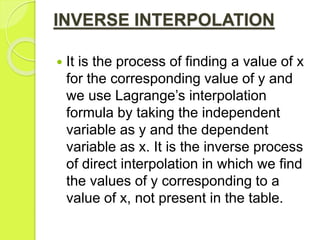 Interpolation | PPTX