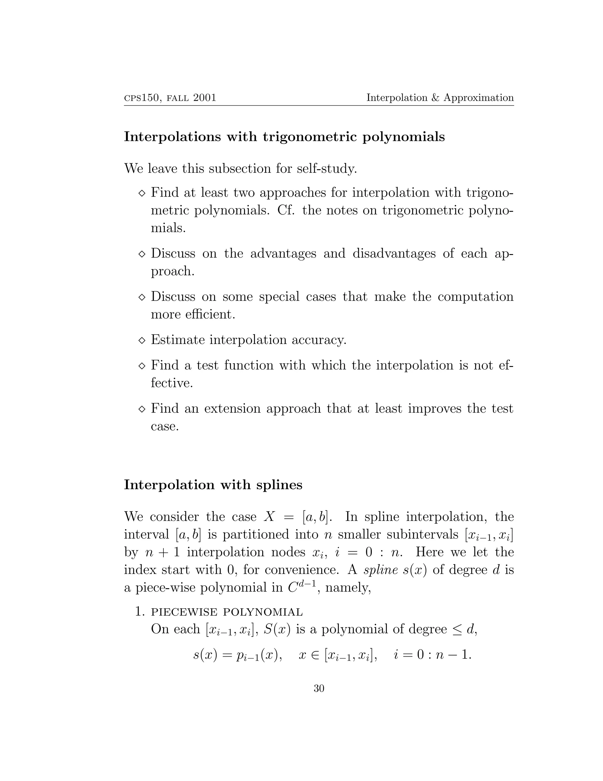 Interpolation | PDF