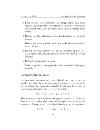 Interpolation | PDF