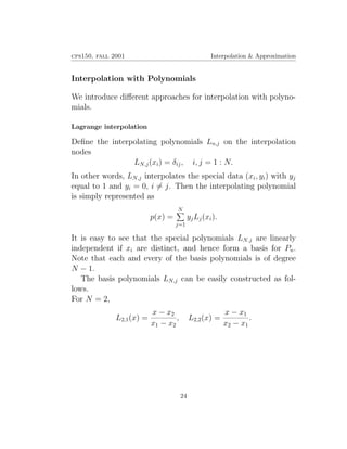 Interpolation | PDF