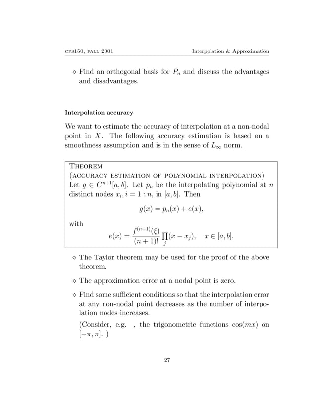 Interpolation | PDF