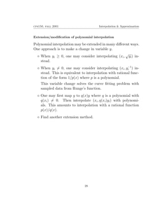 Interpolation | PDF