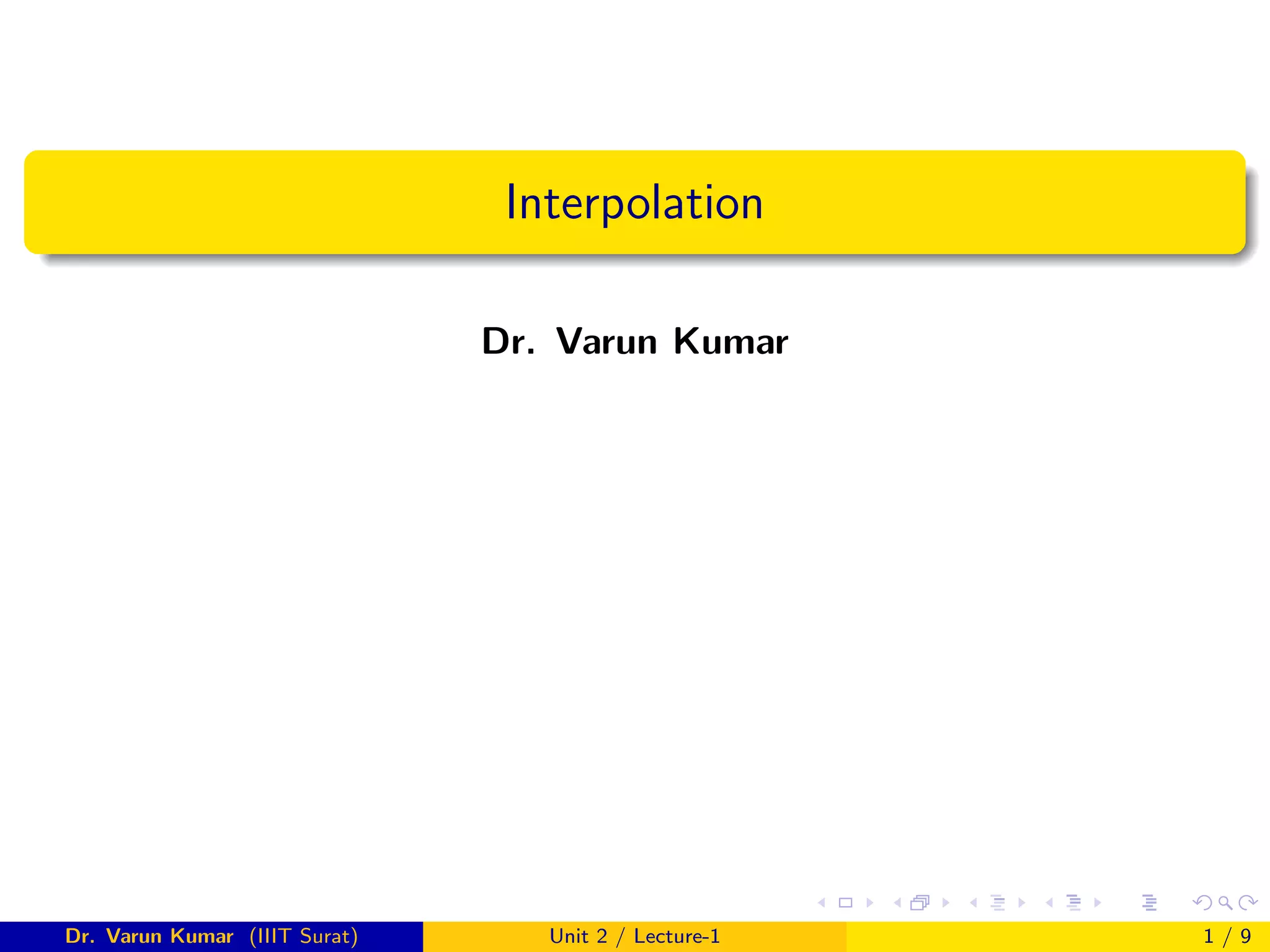 Interpolation | PPT