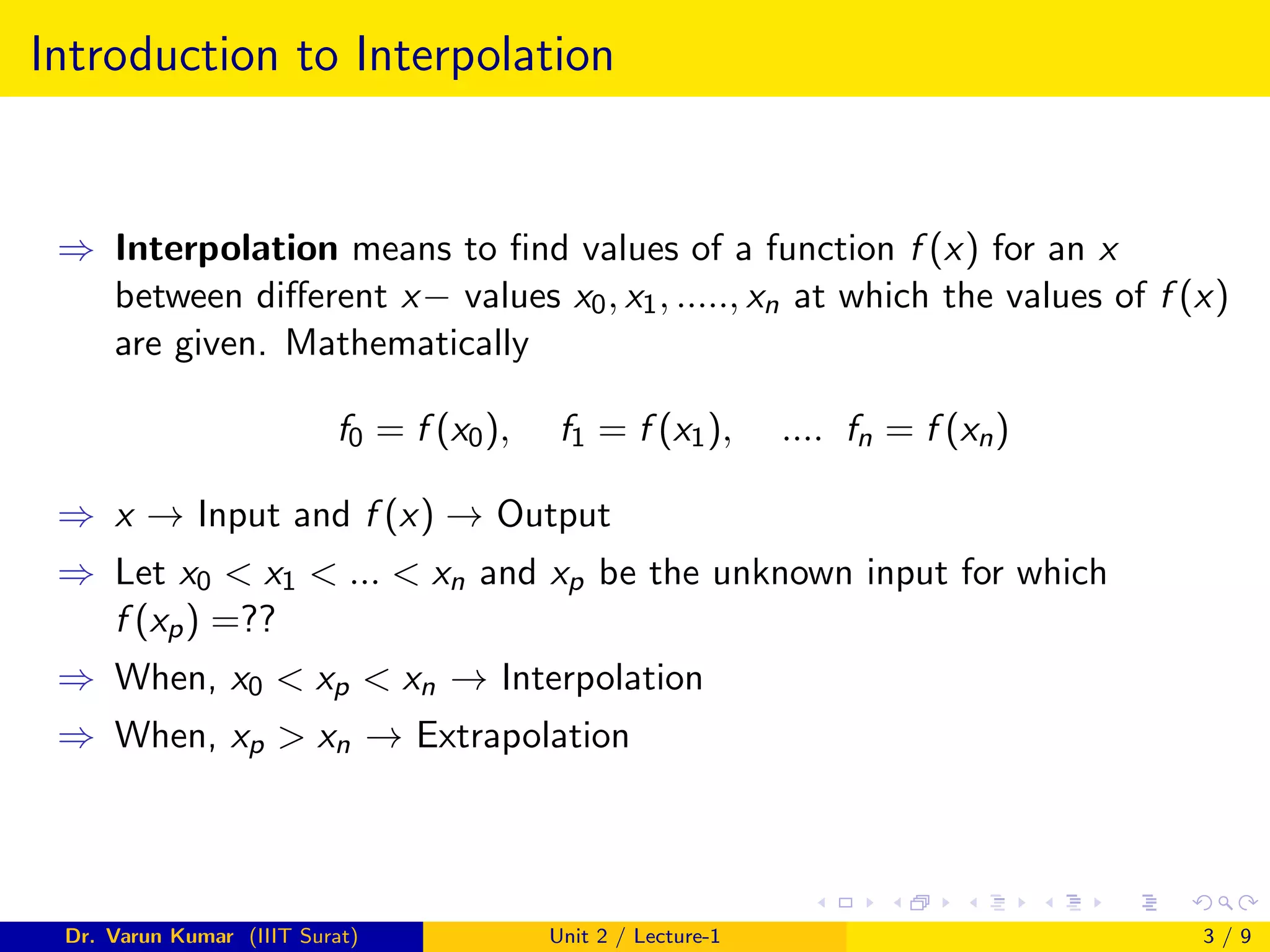 Interpolation | PPT
