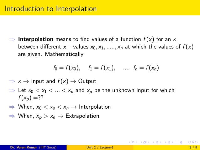 Interpolation | PPT