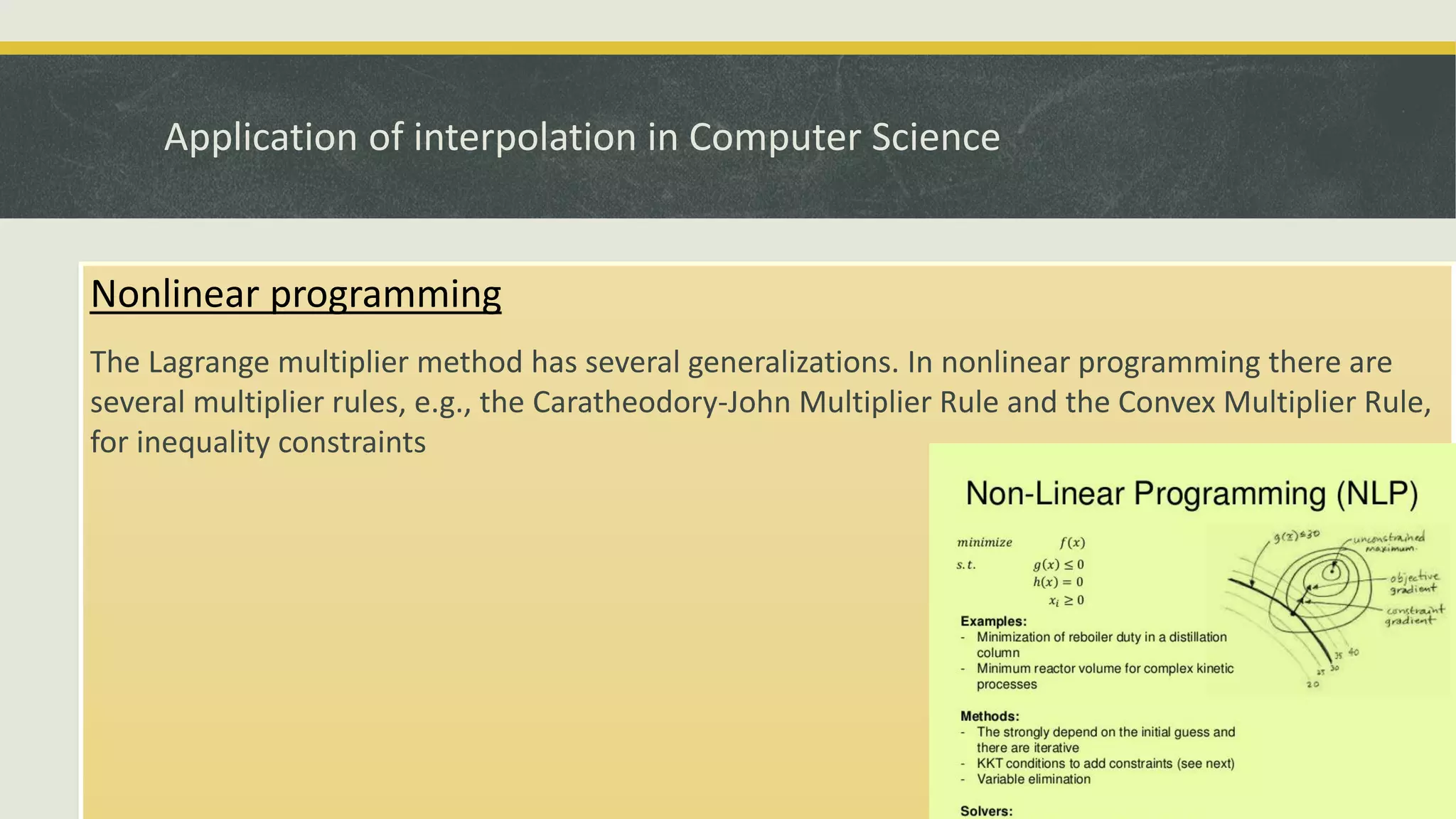 Interpolation And Its Application Ppt