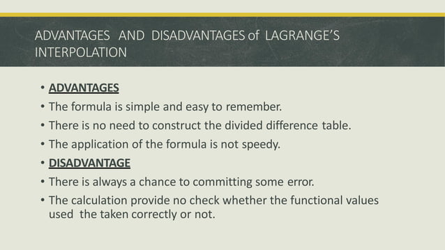 Interpolation and-its-application | PPT