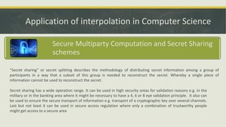 Interpolation and-its-application | PPT