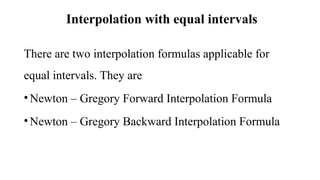 Interpolation with Equal Intervals .pptx