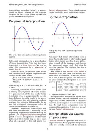 Interpolation wikipedia | PDF