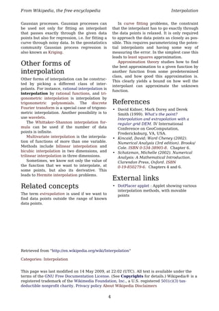 Interpolation wikipedia | PDF