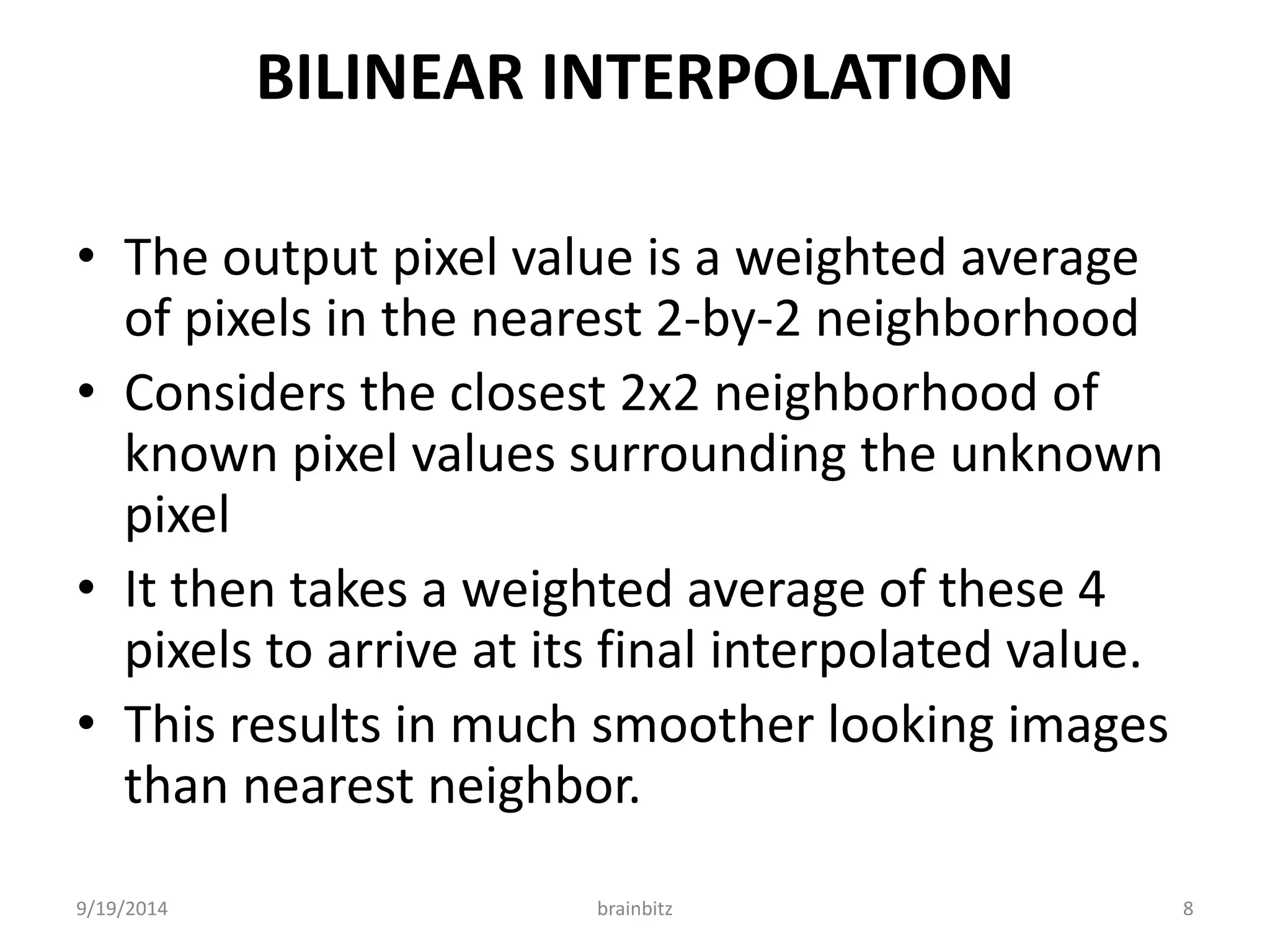 Interpolation And Extrapolation Pptx