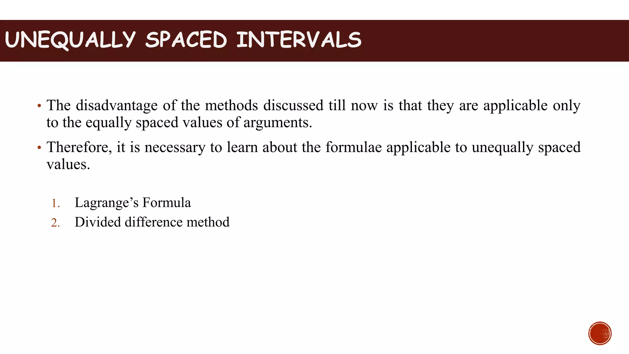 Interpolation and its applications | PPTX