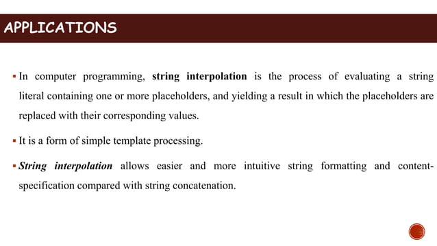 Interpolation and its applications | PPTX