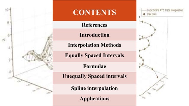 Interpolation and its applications | PPTX