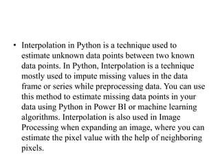 Interpolation Missing values.pptx