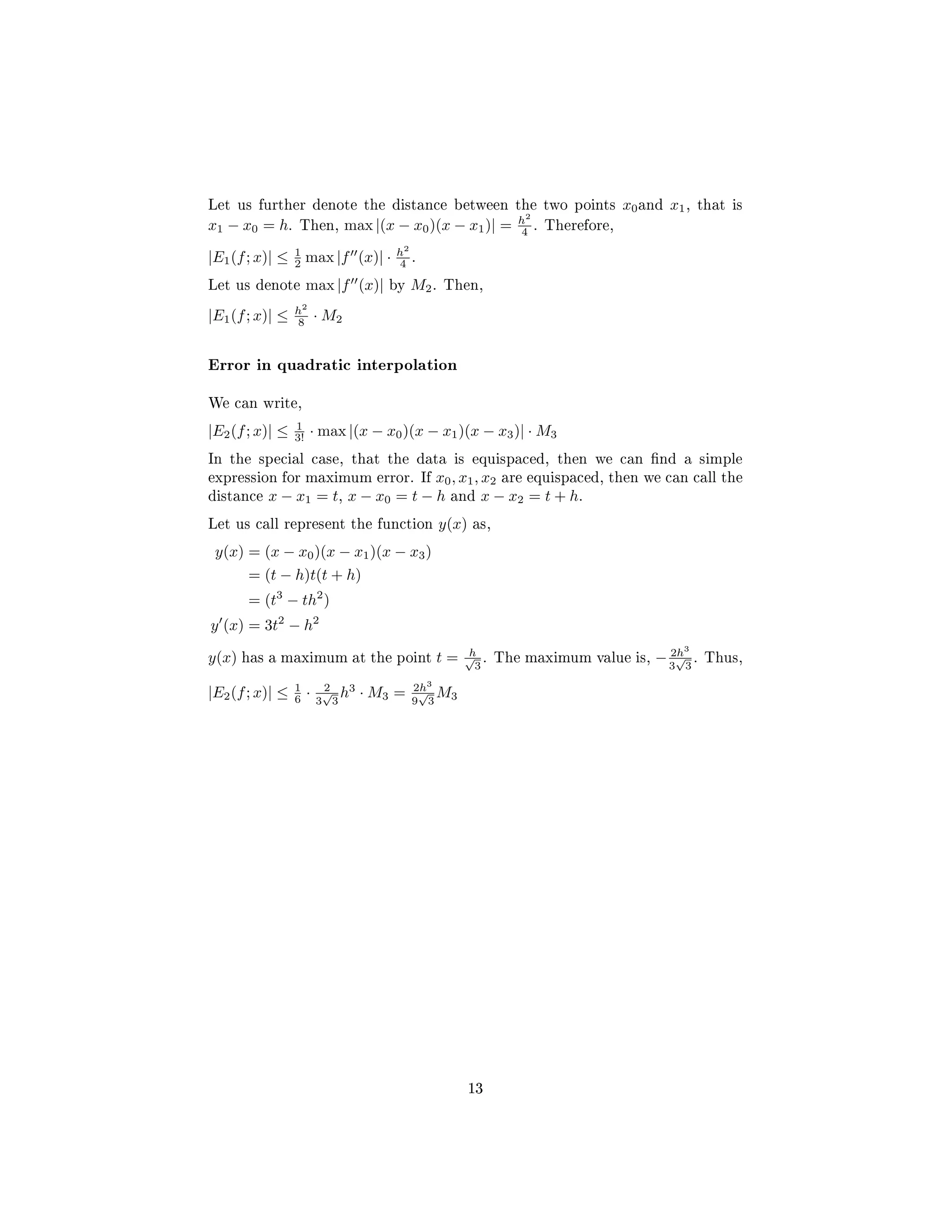 Interpolation techniques - Background and implementation | PDF