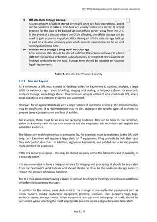 Interpol dfl global_guidelinesdigitalforensicslaboratory | PDF
