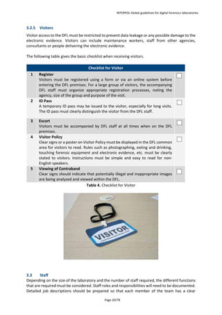 Interpol dfl global_guidelinesdigitalforensicslaboratory | PDF