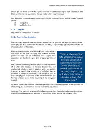 Interpol dfl global_guidelinesdigitalforensicslaboratory | PDF