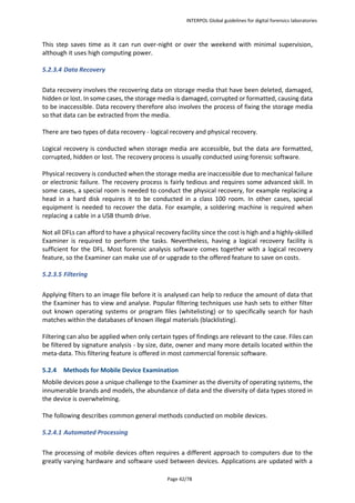 Interpol dfl global_guidelinesdigitalforensicslaboratory | PDF