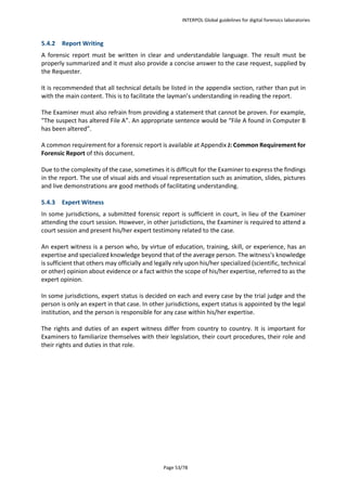 Interpol dfl global_guidelinesdigitalforensicslaboratory | PDF