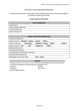 Interpol dfl global_guidelinesdigitalforensicslaboratory | PDF
