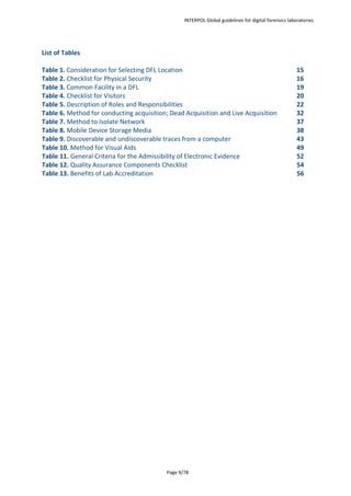 Interpol dfl global_guidelinesdigitalforensicslaboratory | PDF