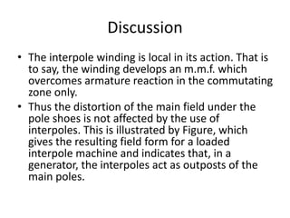 Interpoles of dc generetors | PPSX