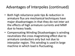 Interpoles of dc generetors | PPSX