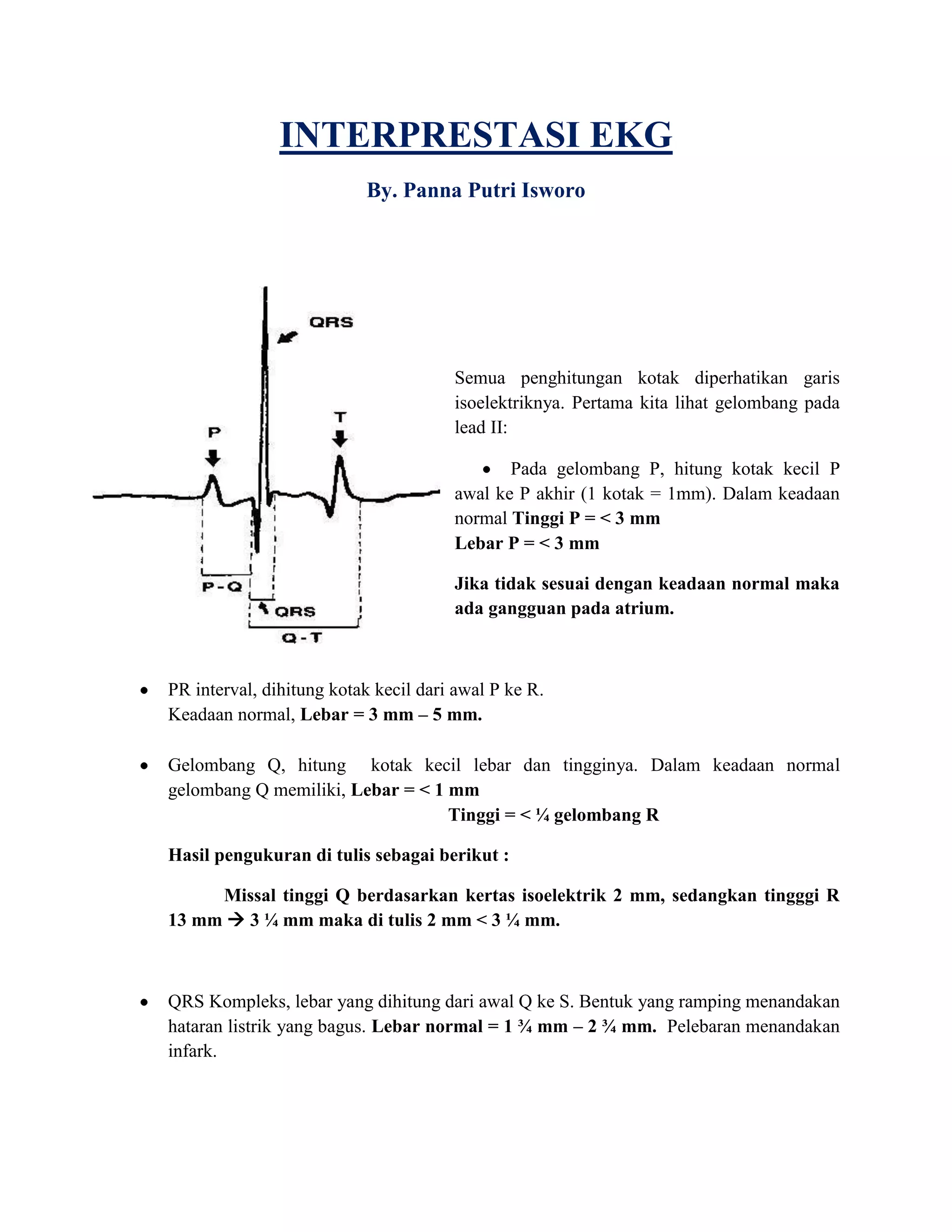 Interprestasi EKG | PDF