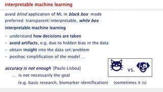 Interpretable machine-learning (in endocrinology and beyond) | PPT