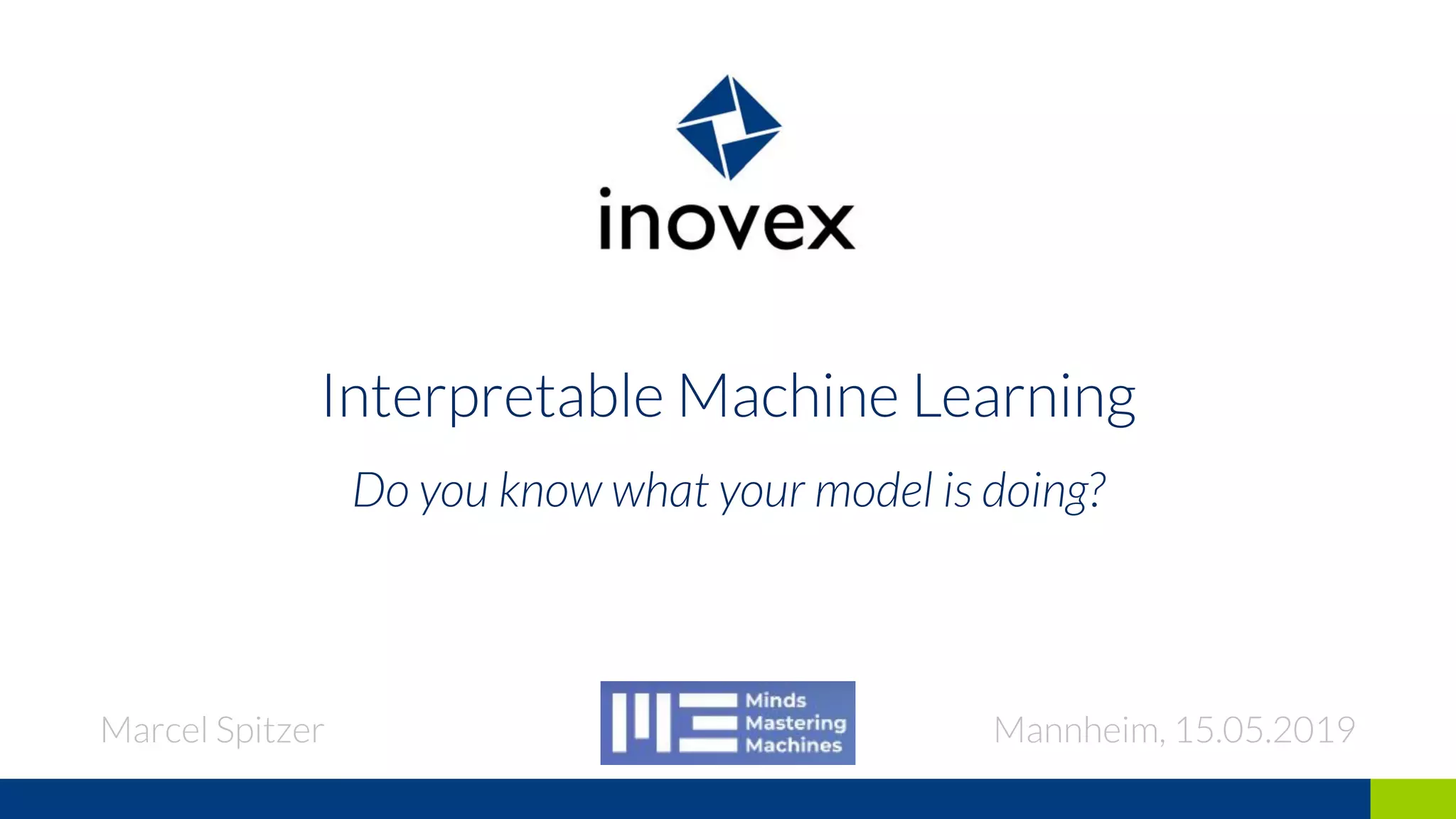 Interpretable Machine Learning | PPT
