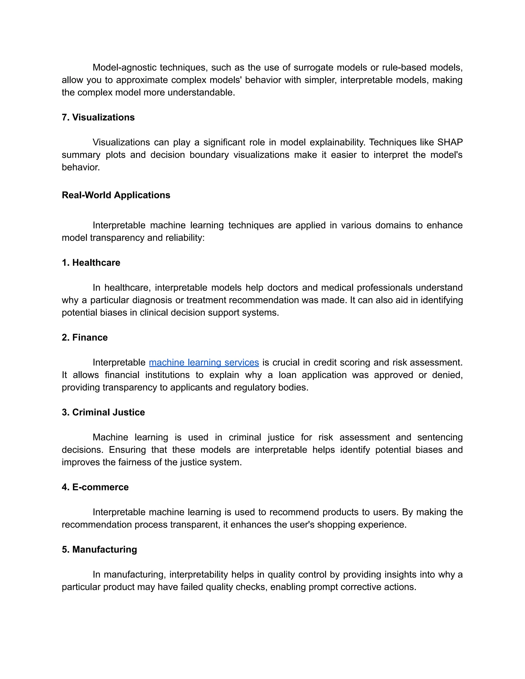 Interpretable Machine Learning_ Techniques for Model Explainability. | PDF