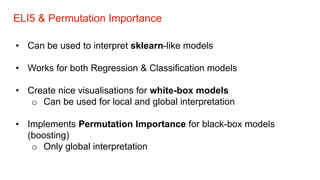 Interpretable ML | PPT