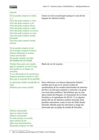 Calle 13 - Latinoamérica | Mi interpretación de la letra | PDF