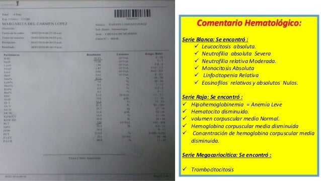 Interpretacion de bhc caso clinico - fernanda pineda gea