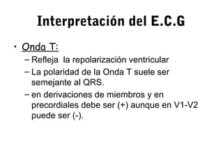 Interpretación del electrocardiograma | PPT