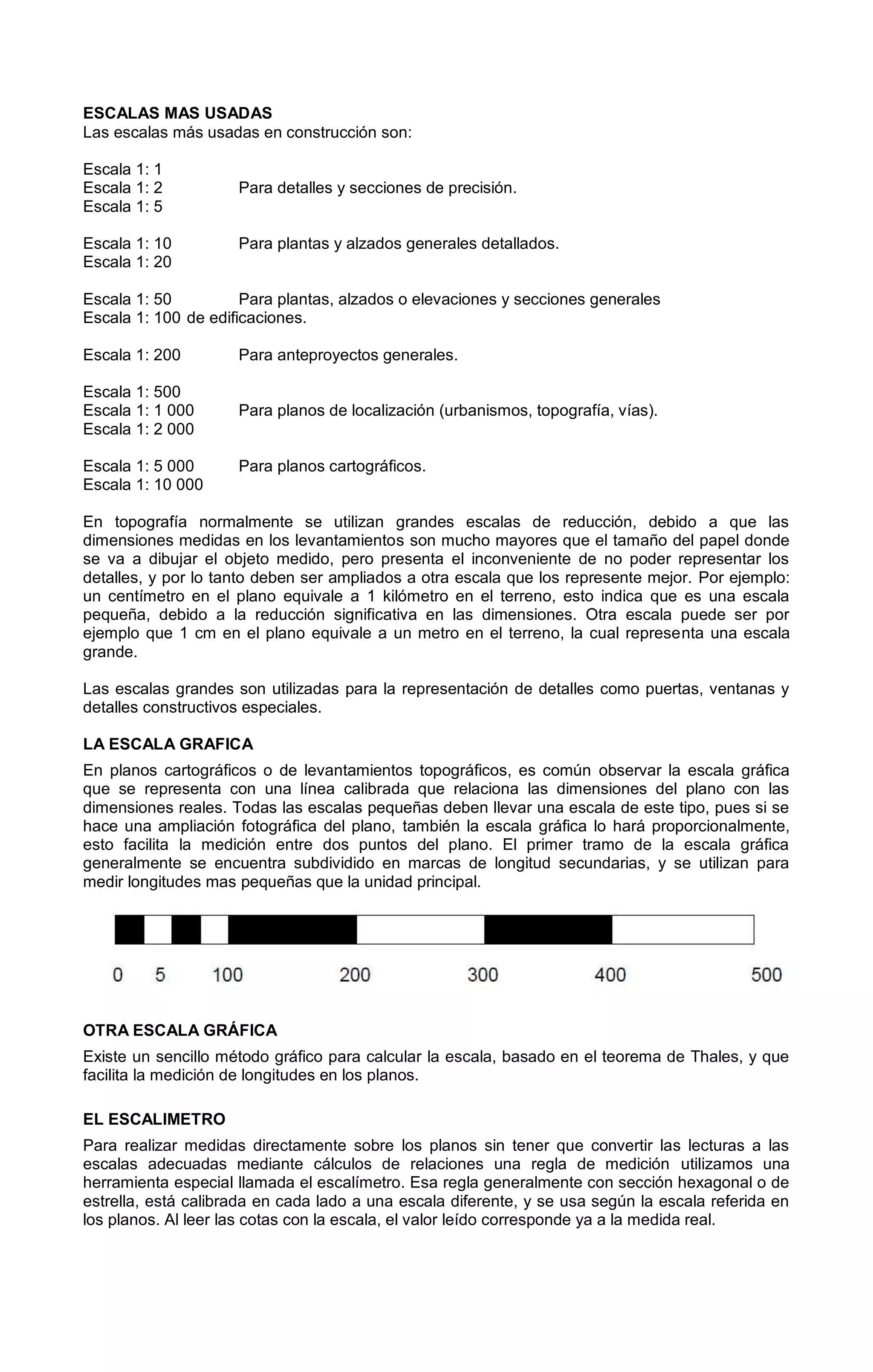 Interpretacion de planos_escalas_magnitu | PDF