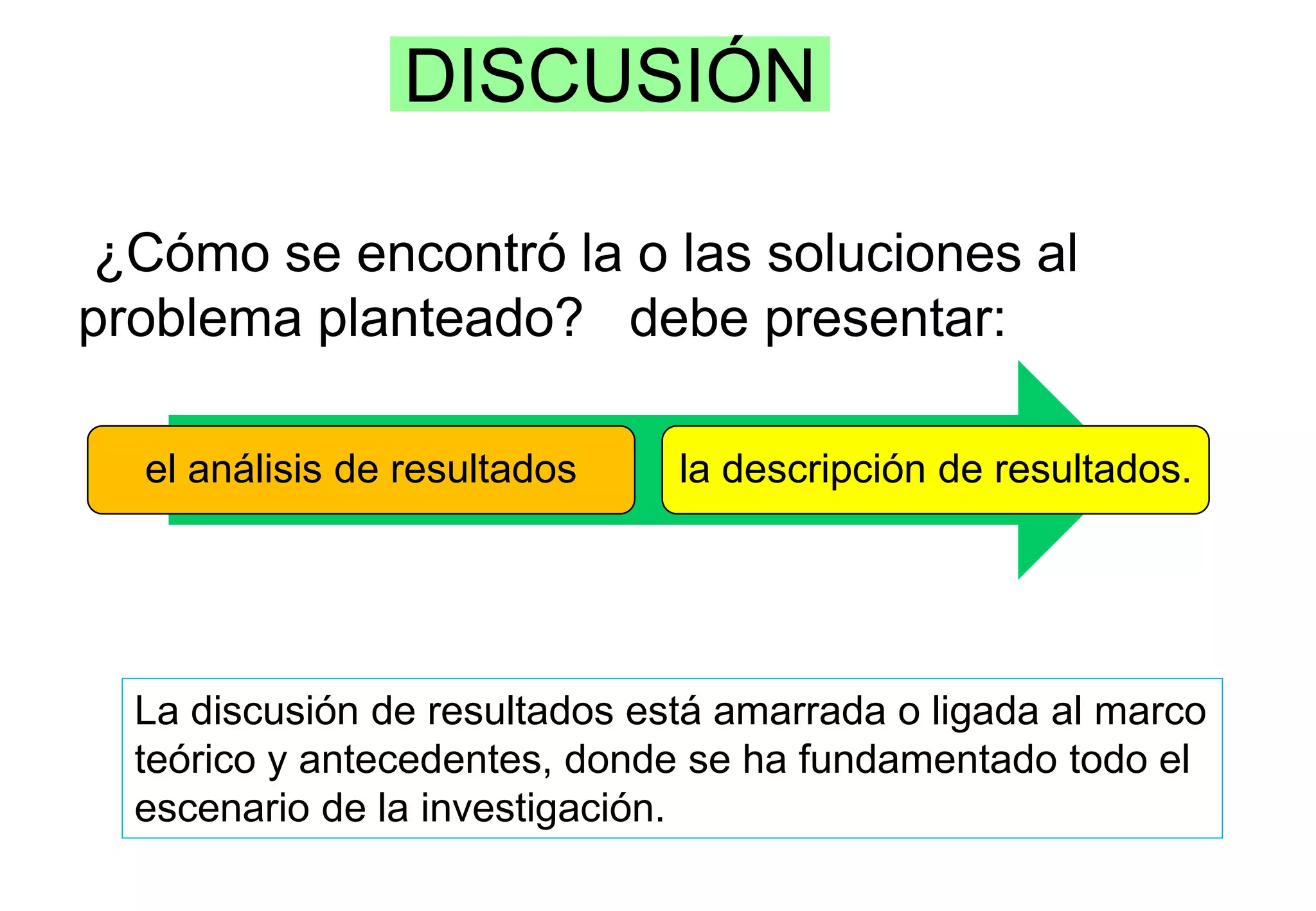 Interpretacion y discusion de resultados | PPT