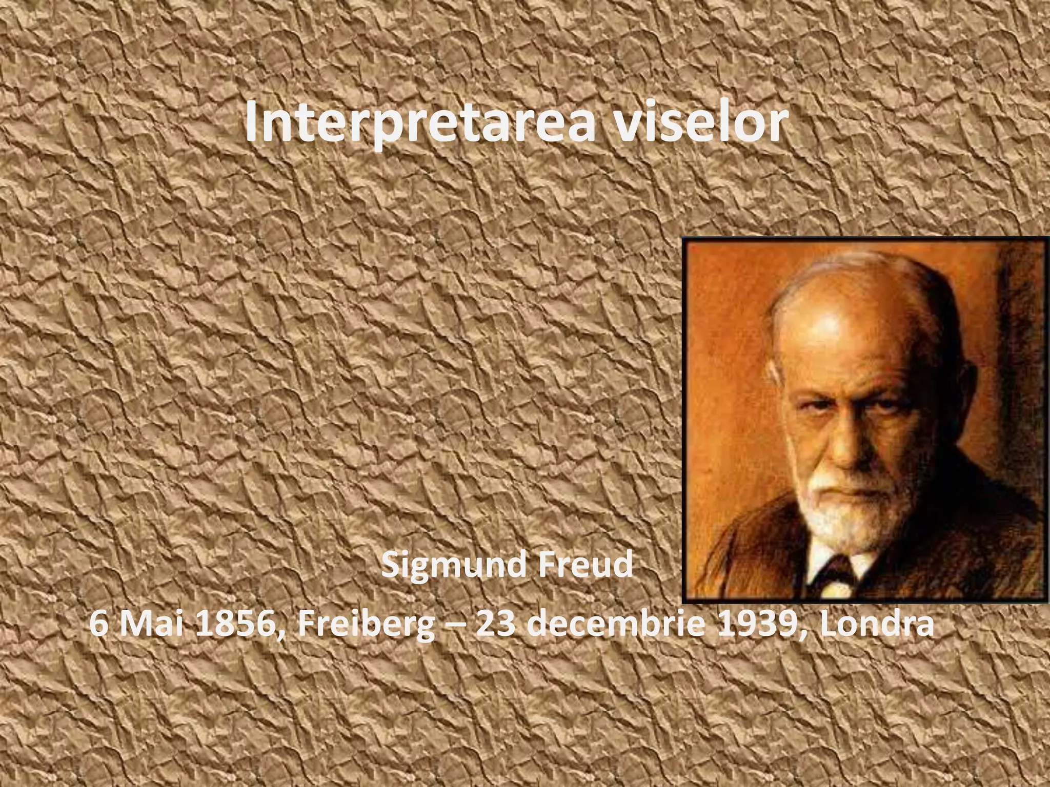 Interpretarea viselor | PPTX