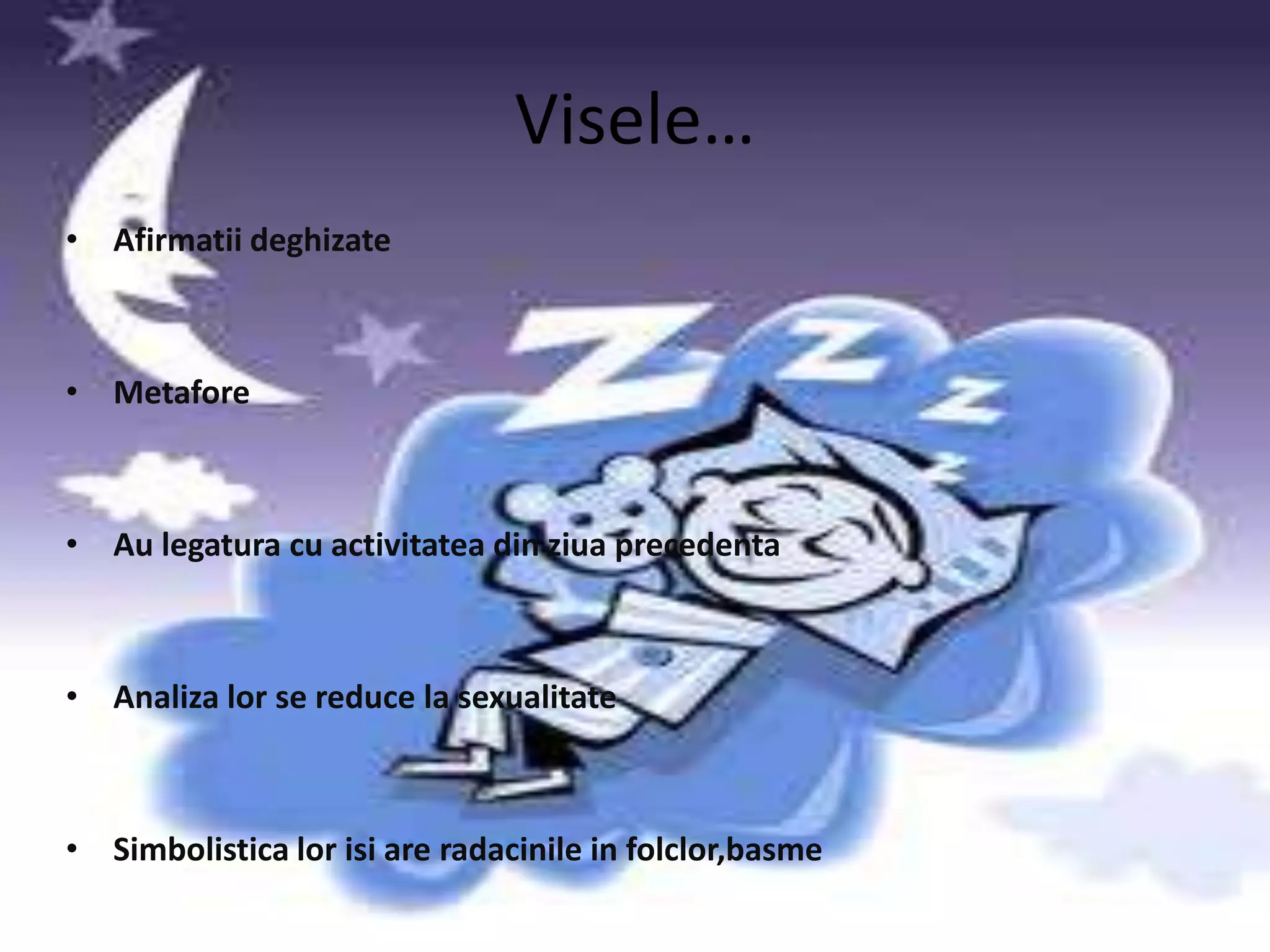 Interpretarea viselor | PPTX