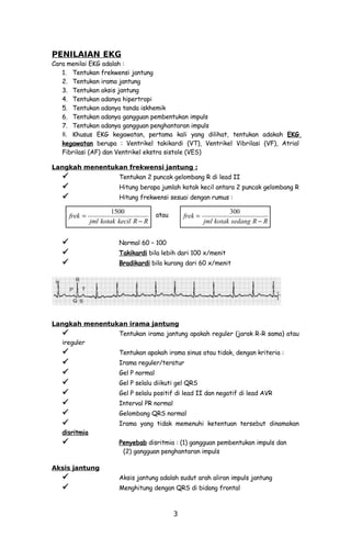 Interpretasi ekg | PDF