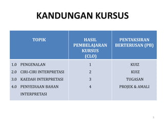 Interpretasi 1 | PPTX